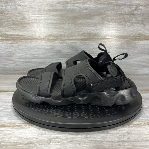 Nike | Shoes | Nike Womens Owaysis Ck9283 0 Sport Triple Black Slides ...